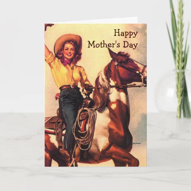 Western Mom Card | Zazzle