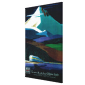 Western Pacific California Zephyr Vintage Poster Canvas Print | Zazzle