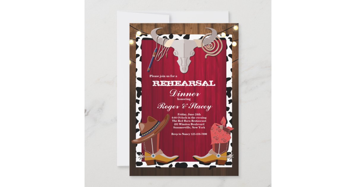 Western Party Invitation | Zazzle