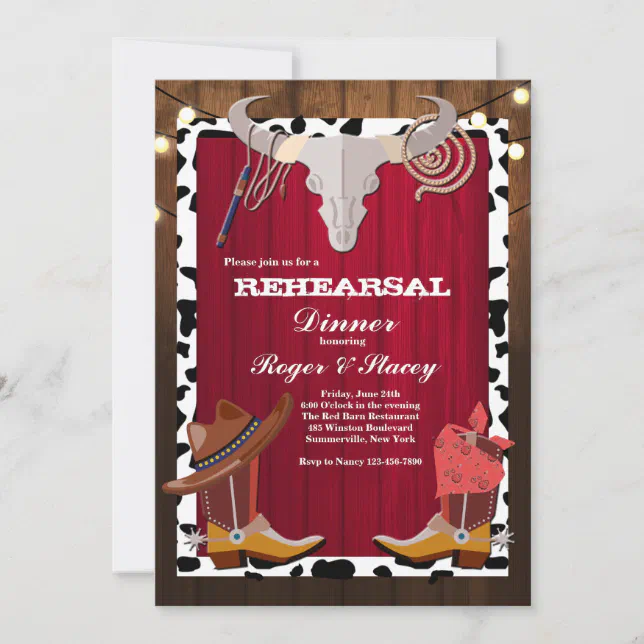 Western Party Invitation | Zazzle
