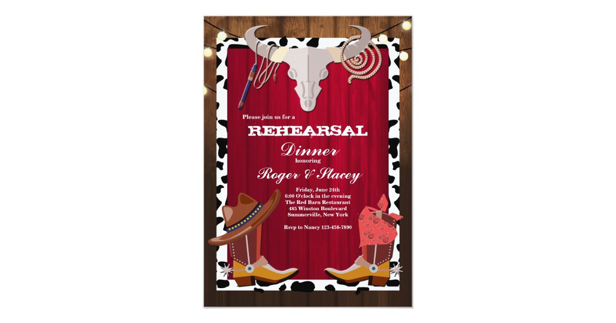 Western Party Invitation | Zazzle.com