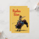 Western Party Rodeo Cowboy Bull Rider Invitation | Zazzle