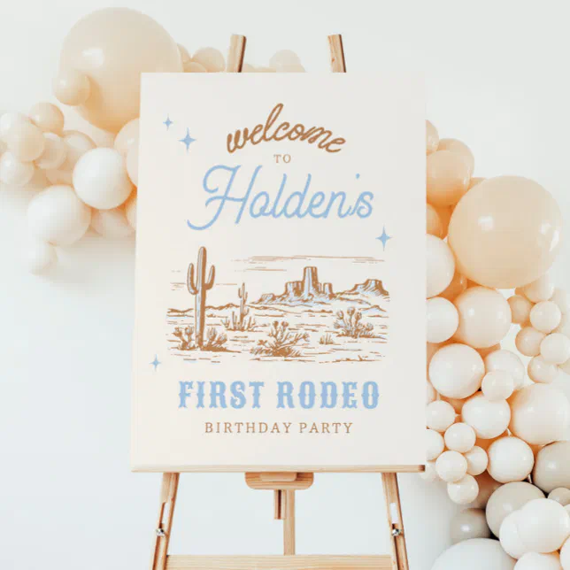 Western Party Welcome Sign | Zazzle