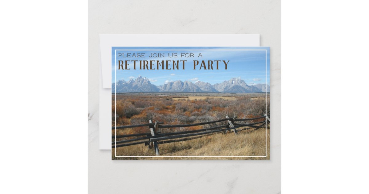 Western Ranch Retirement Party Invitation | Zazzle