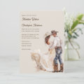 Western Ranch Rustic Wedding Invitation | Zazzle