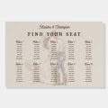 Western Ranch Wedding Seating Chart Foam Board | Zazzle