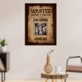 Western Rodeo Themed Party Wanted Poster | Zazzle