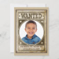 Western Rodeo Wanted Poster Photo Invitation | Zazzle