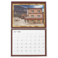 Western Scenes Gold Calendar | Zazzle
