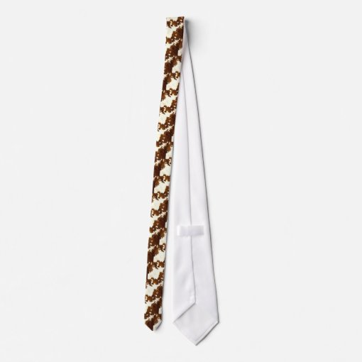 Western Style Cowhide Look Mens' Neck Tie | Zazzle