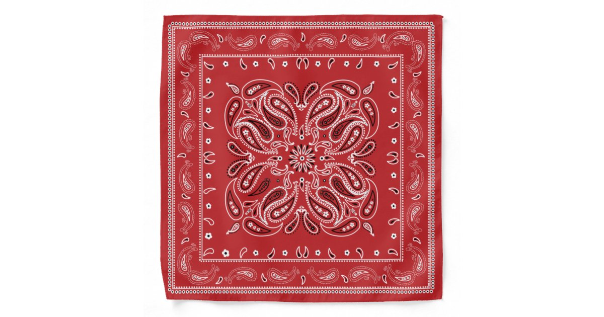 Western Style Red Bandana | Zazzle