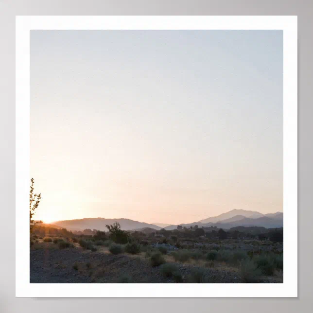 Western Sunrise Poster | Zazzle