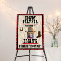 Western Theme Foam Board Welcome Sign | Zazzle