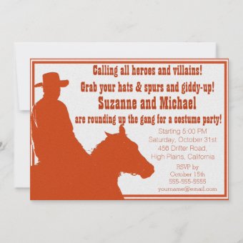 Western Theme Party Invitation | Zazzle