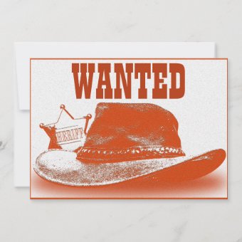 Western Theme Party Invitation | Zazzle