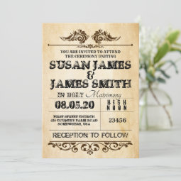 Western Theme Wedding Invitations | Zazzle