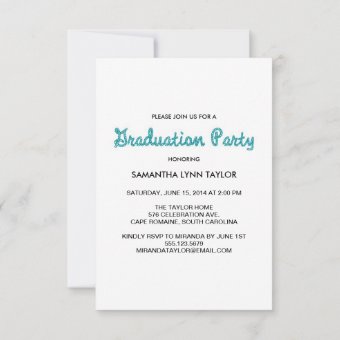 Western Themed Graduation Party Mini Invitation | Zazzle