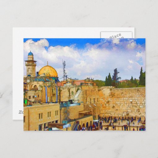 Western Wall in Jerusalem Postcard | Zazzle