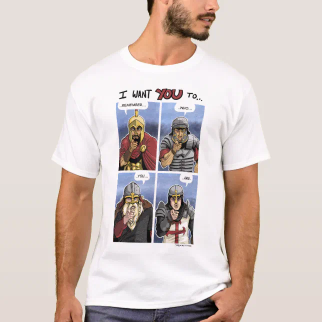 Western Warrior Grid T-Shirt | Zazzle