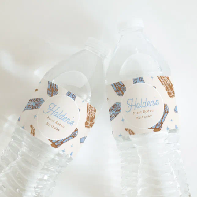 Western Water Bottle Labels | Zazzle