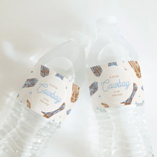 Western Water Bottle Labels | Zazzle