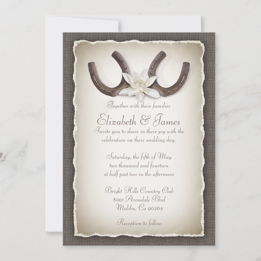 Western Wedding Invitations | Zazzle