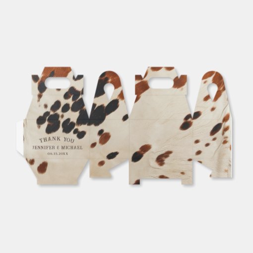 Western Wedding Rodeo Ranch Favor Boxes | Zazzle