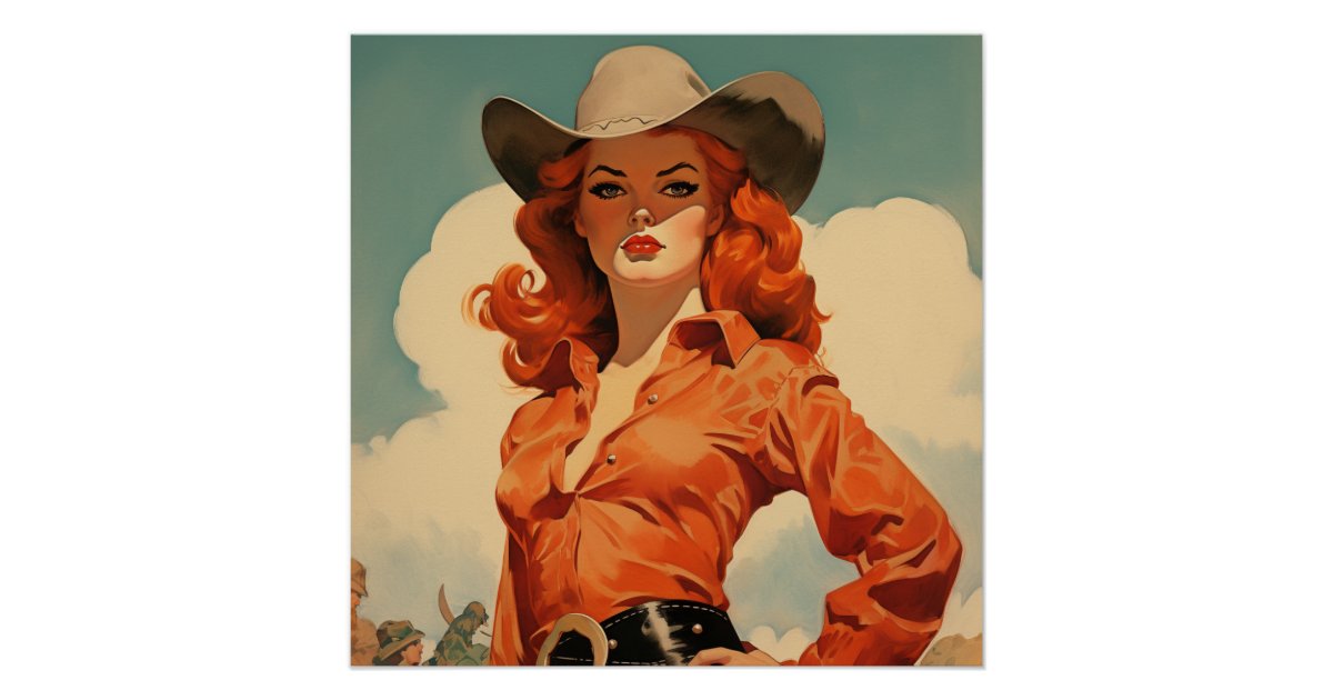 Western Whispers of Love: Wild West Whispers Poster | Zazzle