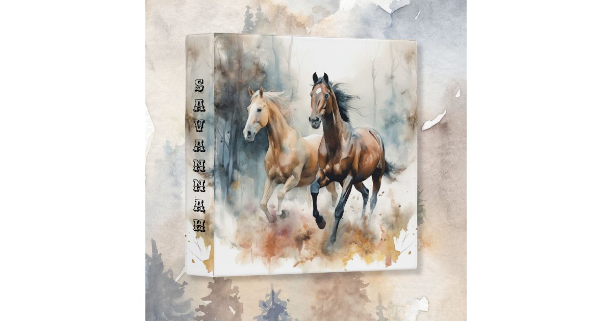 Western Wild Horse Binder | Zazzle