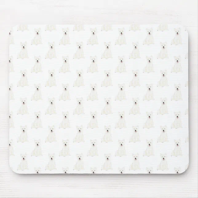 Westie West Highland Terrier Mouse Pad | Zazzle