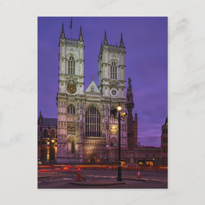 Westminster Abbey, London UK Postcard | Zazzle.com