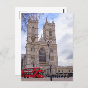 Westminster Abbey London UK Postcard | Zazzle