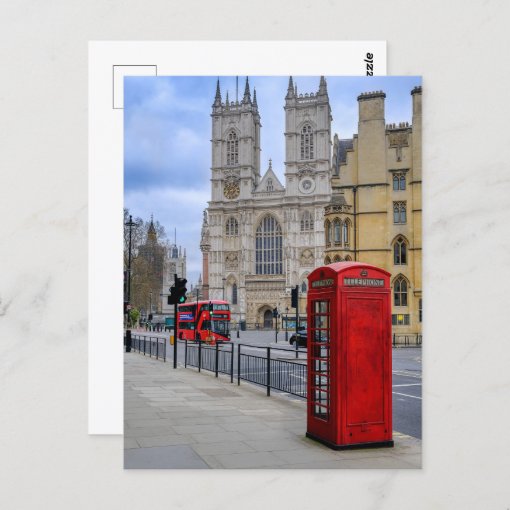 Westminster Abbey, London UK Postcard | Zazzle