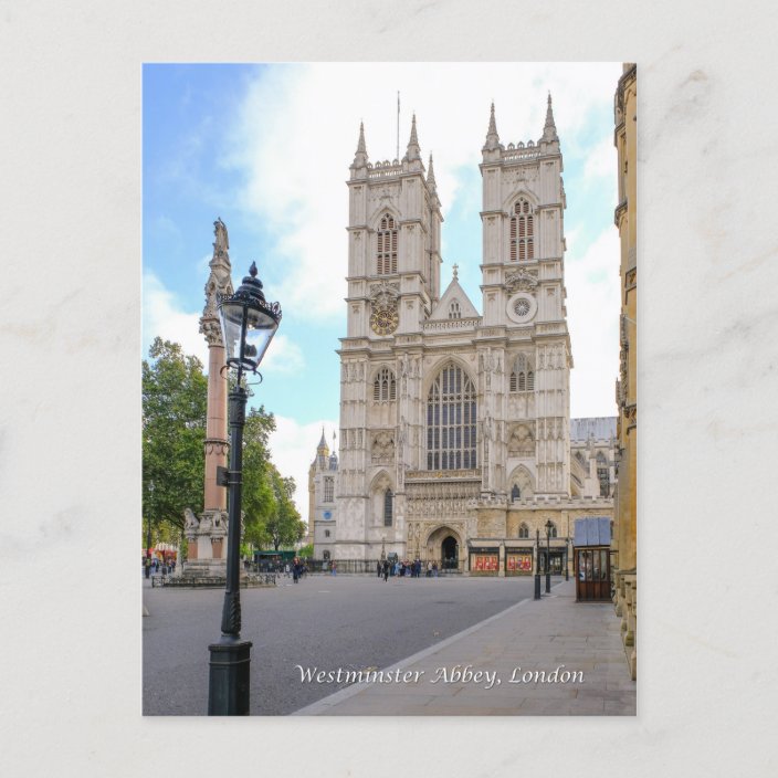 Westminster Abbey London UK Postcard | Zazzle.com