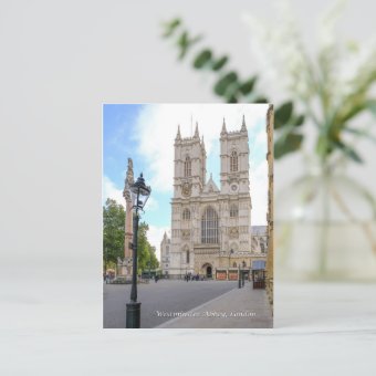 Westminster Abbey London UK Postcard | Zazzle