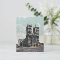 Westminster Abbey Vintage Postcard | Zazzle