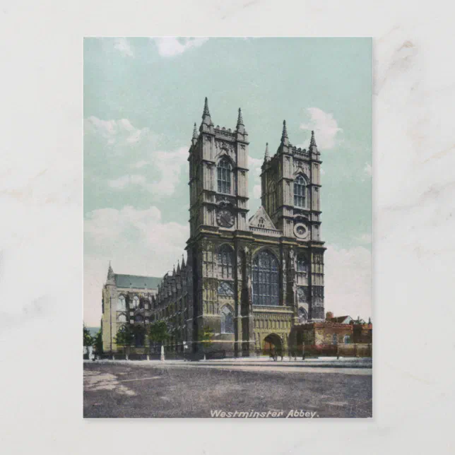 Westminster Abbey Vintage Postcard | Zazzle