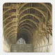 Westminster Hall, engraved by J. Bluck pub Square Sticker | Zazzle