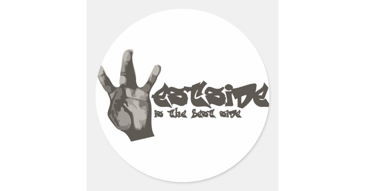 Westside Classic Round Sticker | Zazzle