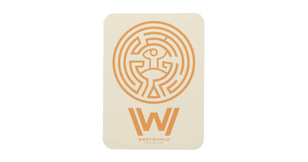 Westworld | The Maze Symbol Magnet | Zazzle