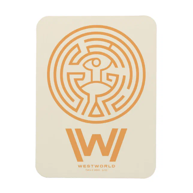 Westworld | The Maze Symbol Magnet | Zazzle