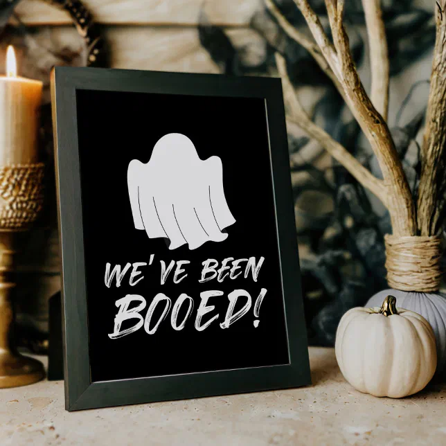 We've Been Booed Boo Neighbor Game Sign | Zazzle
