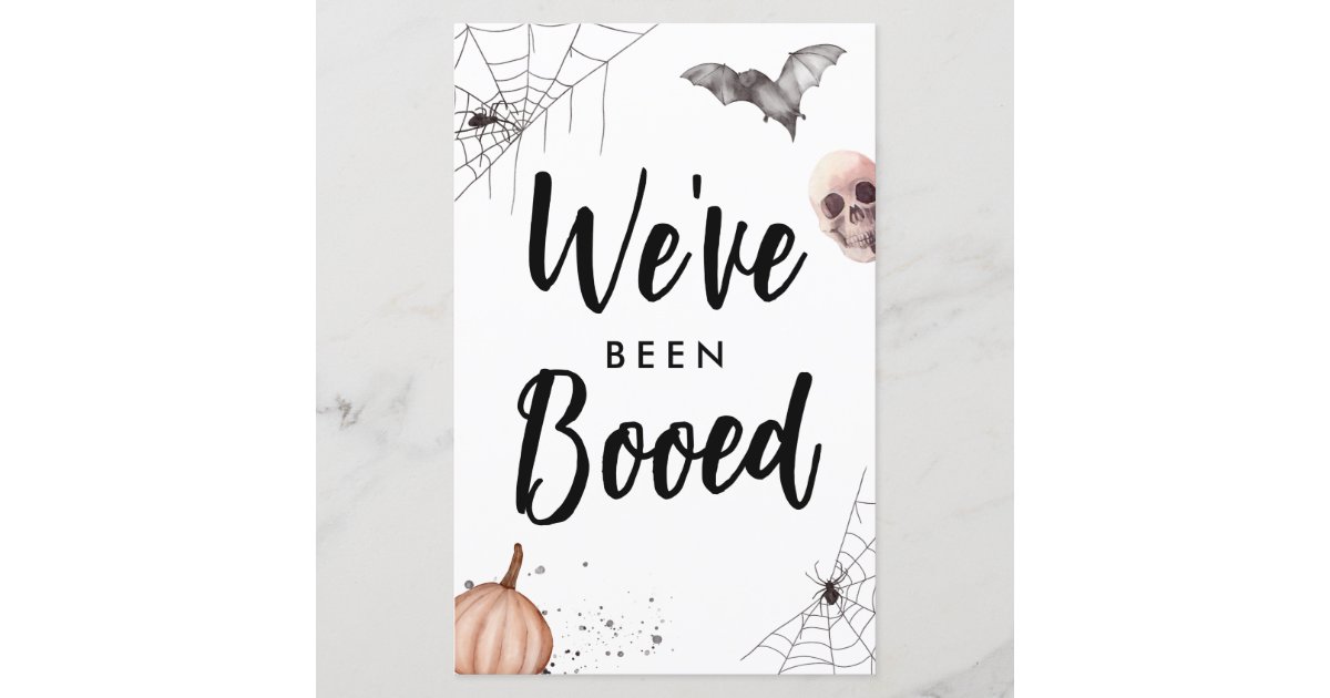 We've Been Booed Neighborhood Halloween Game | Zazzle