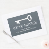 We've moved custom vintage key moving stickers | Zazzle
