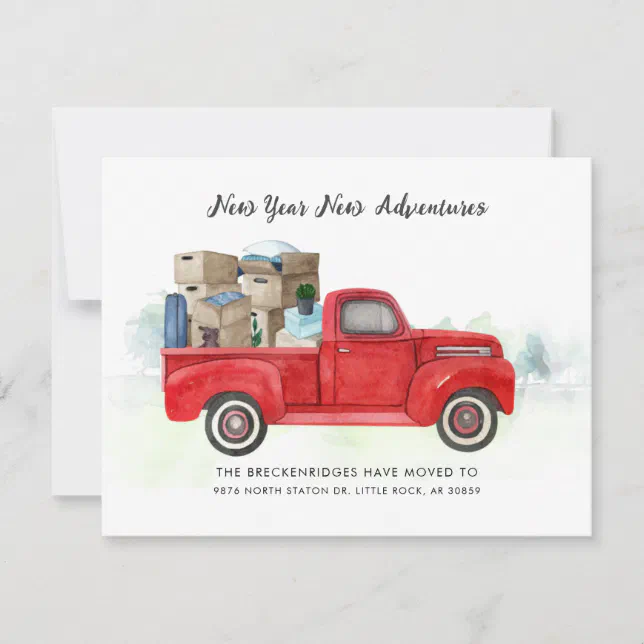 We've Moved New Address Moving Announcement Card | Zazzle