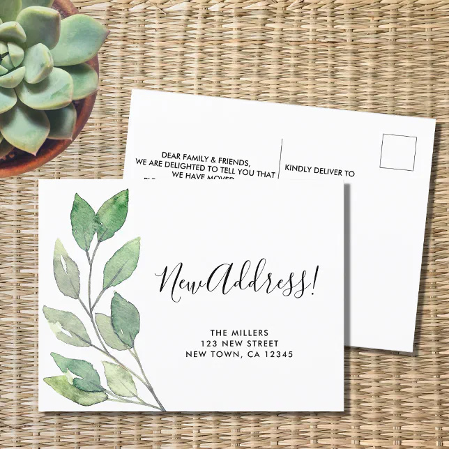 We've Moved New Address Moving Announcement Postcard | Zazzle