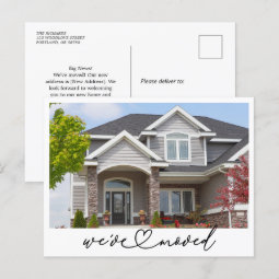 We've Moved New Address Photo Moving Announcement Postcard | Zazzle