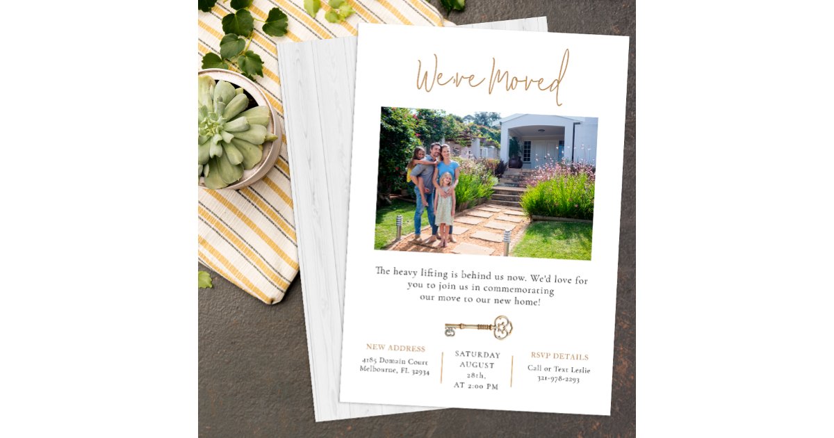 We've Moved New House Announcement & Invitation | Zazzle
