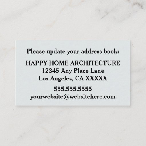 We've Moved New Office Custom Company Business Card | Zazzle