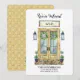 We've Moved Watercolor Door Moving Announcement | Zazzle